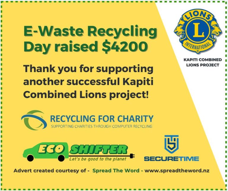 Kapiti Lions e-Waste Collection Catching On – KC News – News from the ...